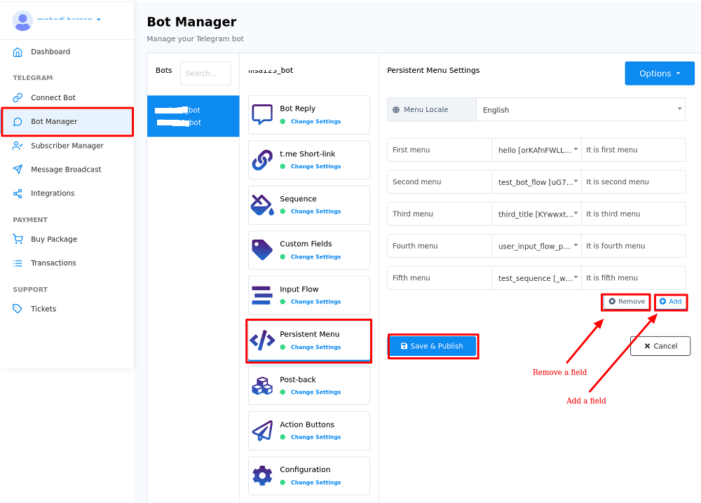 BotSailor | Documentation - Bot Manager