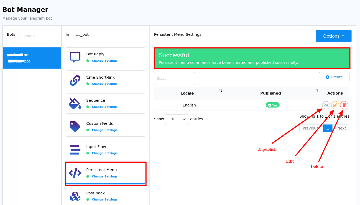 BotSailor | Documentation - Bot Manager