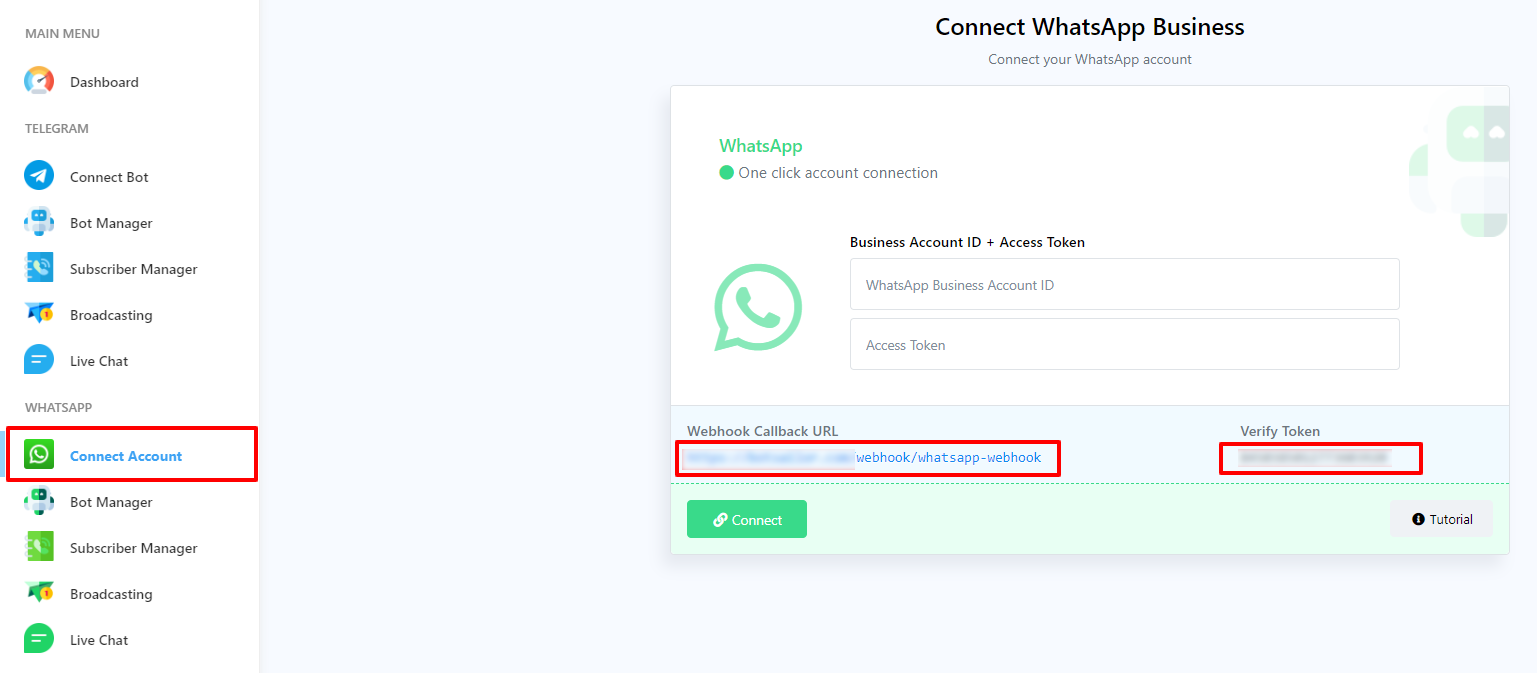 BotSailor | Documentation - Connect Bot